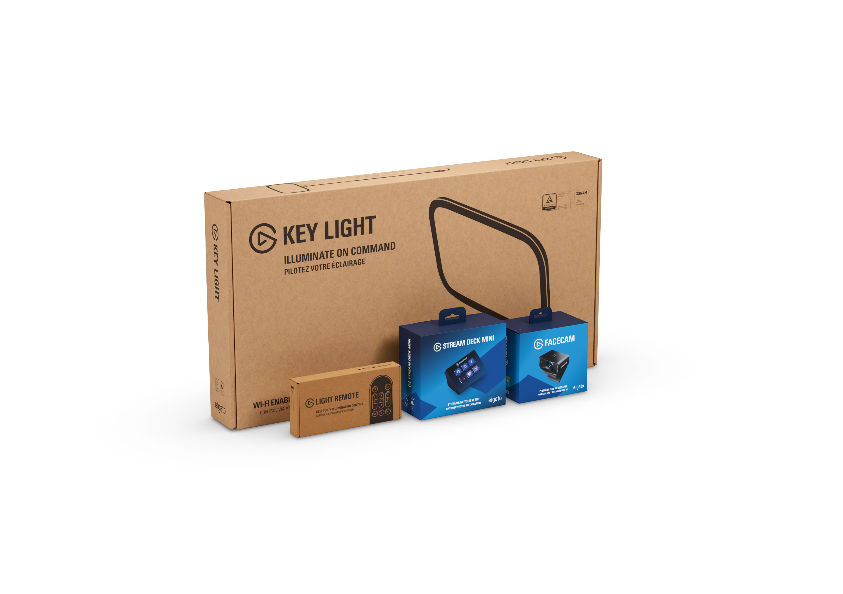 Key Light Solo Bundle - HD Remote Control Mini | Elgato